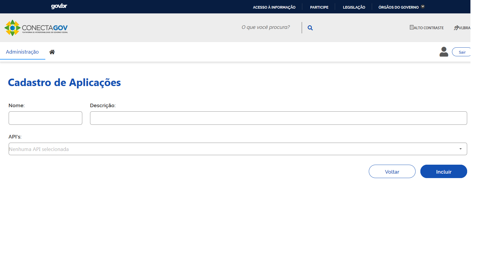 Gestor Consumidor de APIs - Conecta