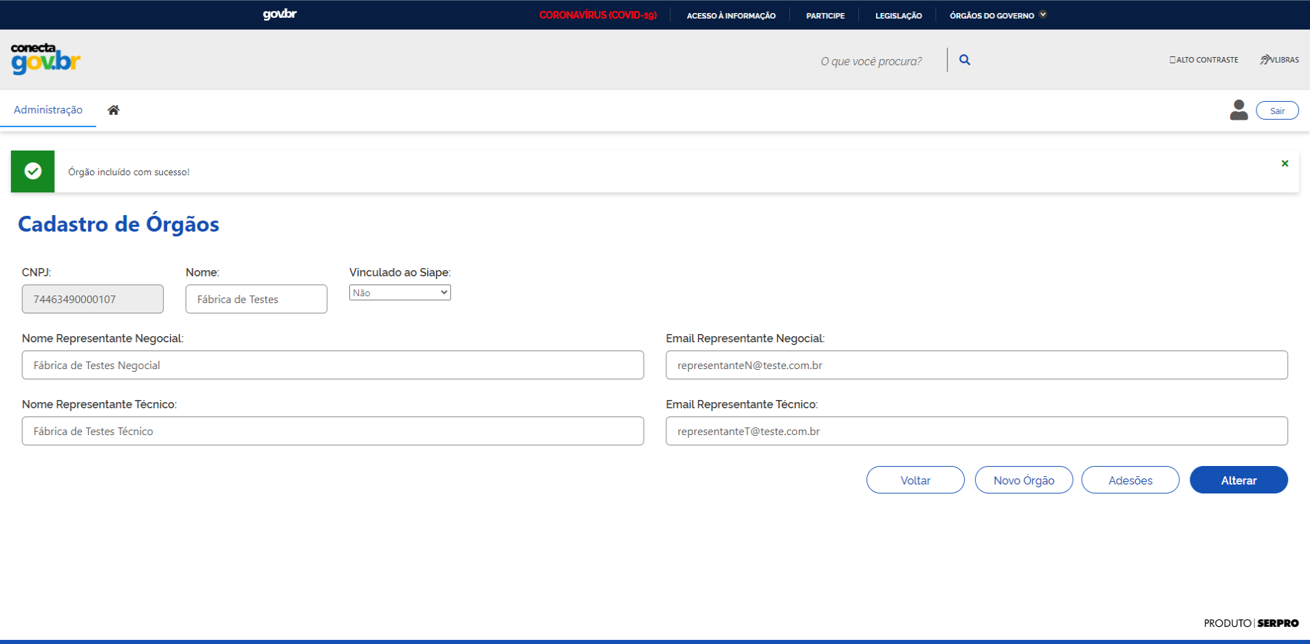 Gestor da Plataforma - Conecta