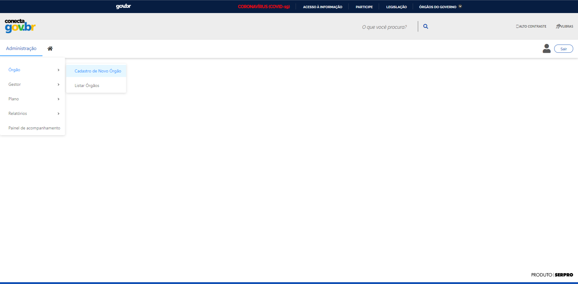 Gestor da Plataforma - Conecta
